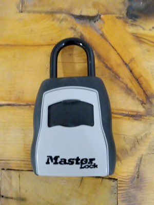 Master Lock 5400D Portable Combination Lock Box - Black 71649214516| eBay
