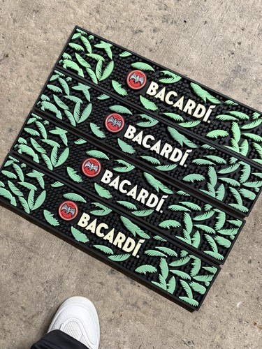 Bacardi Rum Bar Mats Set of 4 | eBay