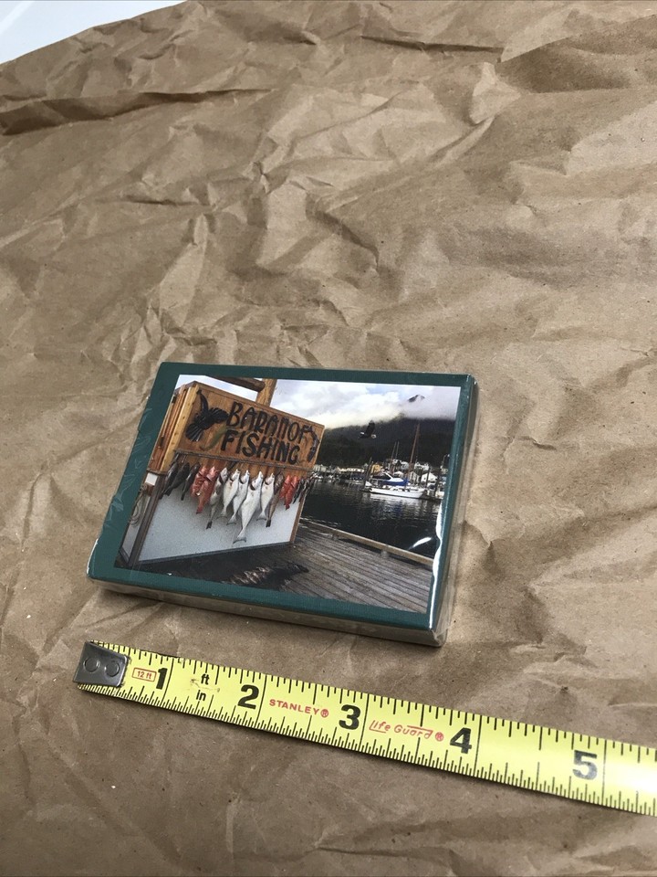 Alaska Fish Baranof Fishing Sealed Deck Playing Cards 54 Edible ...