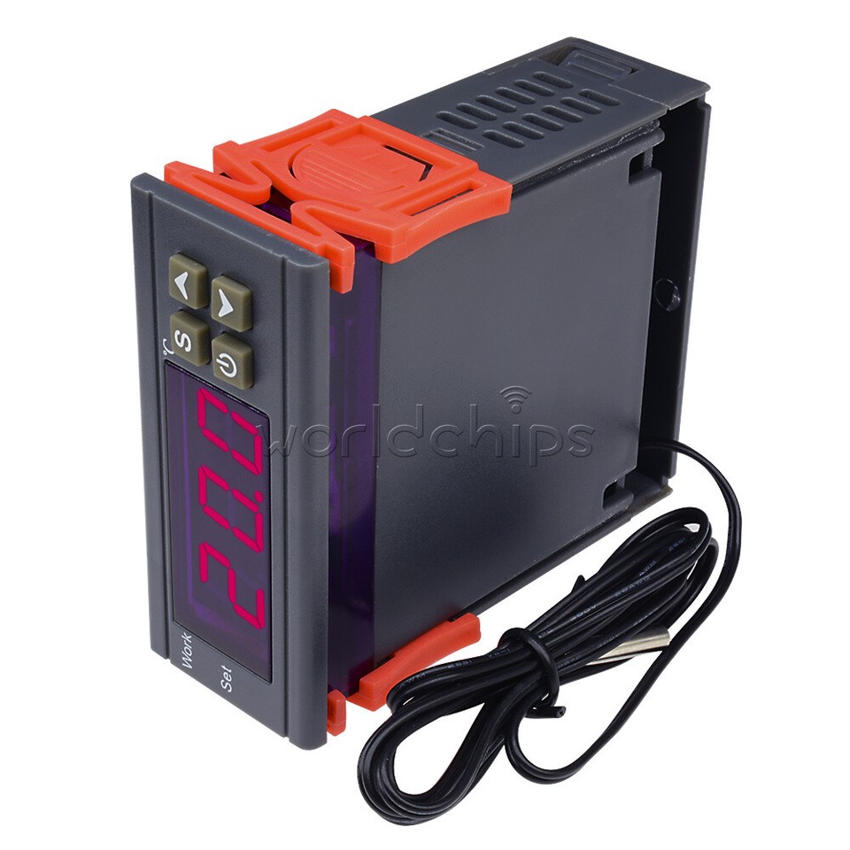 MH1210W DC AC 10A Temperature Humidity Controller NTC Temp Thermostat ...
