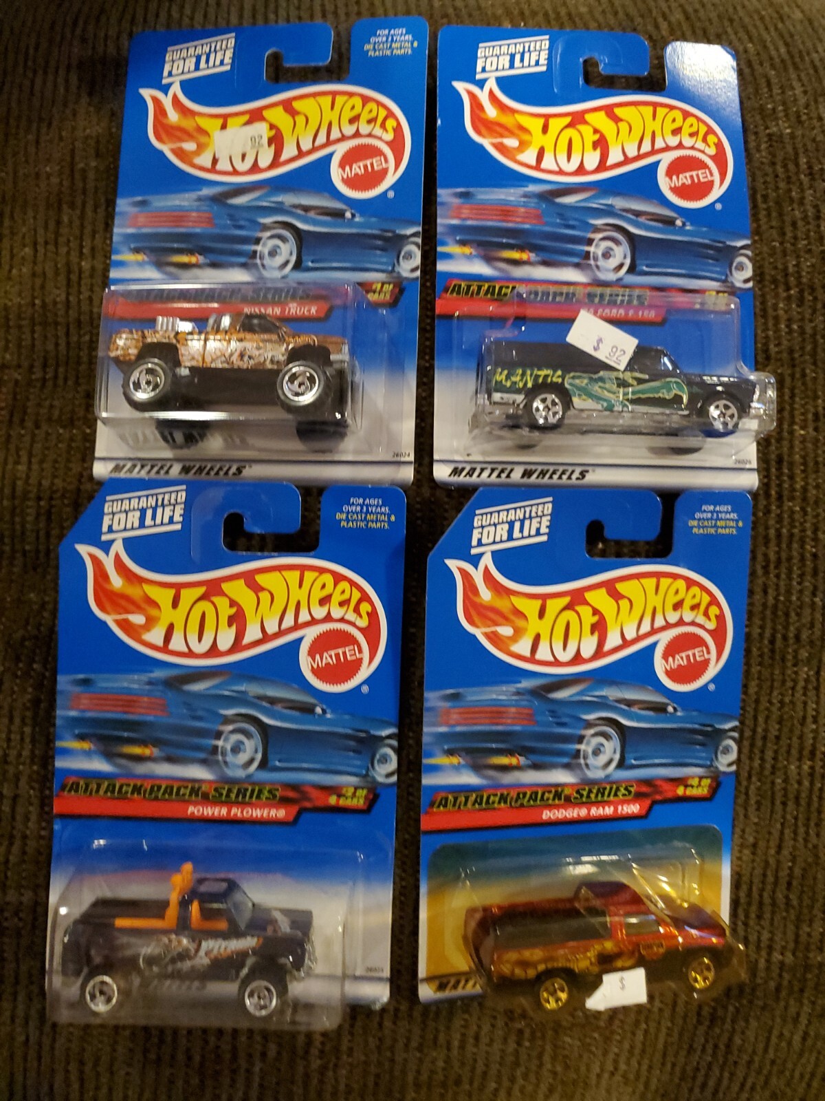 HOT WHEELS ATTACK PACK SERIES COMPLETE SET OF 4 FROM 2000 | eBay