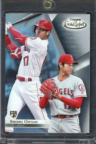 SHOHEI OHTANI 2018 Topps Gold Label Baseball Class 1 Rookie Card RC #17 ...