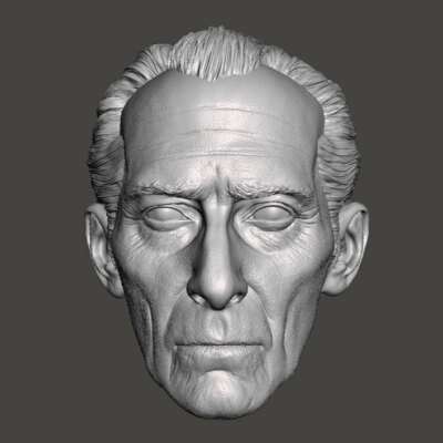 Grand Moff Tarkin Peter Cushing custom head for Star Wars & other ...