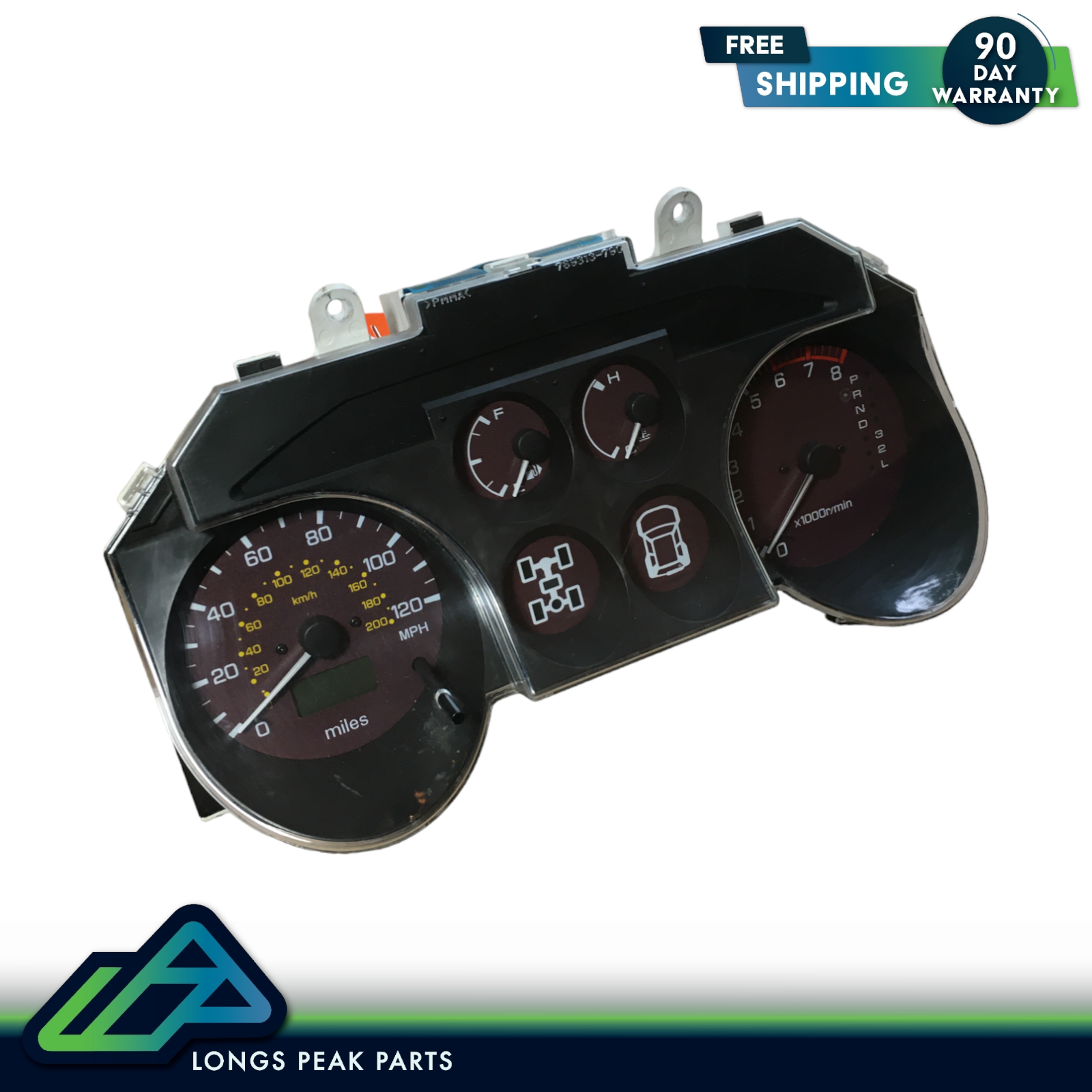 2001+Mitsubishi+Montero+Gauge+Instrument+Cluster+Tach+Speedometer ...