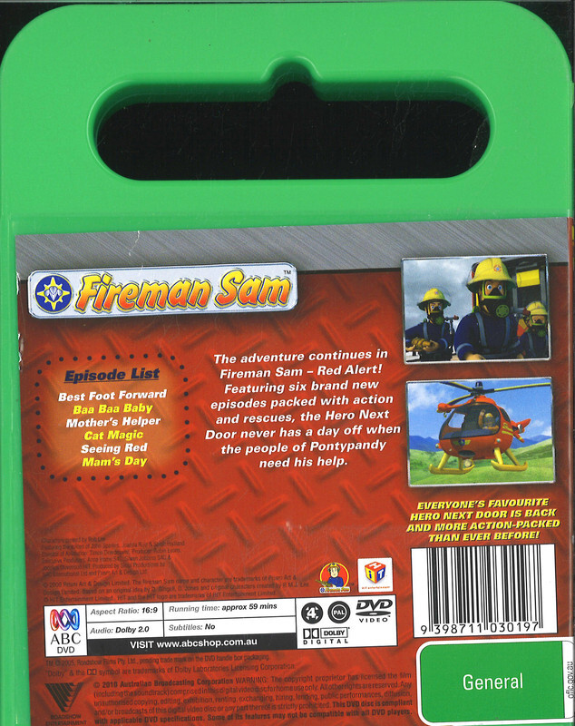 541KID NEW SEALED DVD Region 4 FIREMAN SAM RED ALERT | eBay Australia