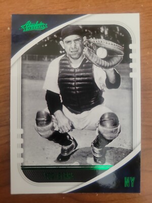 Yogi Berra Green Parallel Card 2021 Absolute Baseball New York Yankees ...