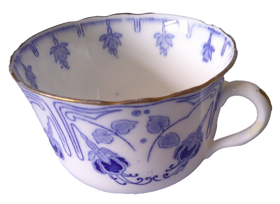 Royal Doulton Fuschia Pattern Blue & Pattern Trio's c 1920s - Rd No ...