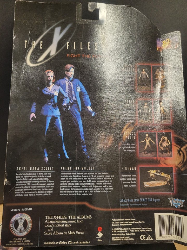 McFarlane Toys 1998: The X-Files Series 1 Agent Scully and Alien Action ...