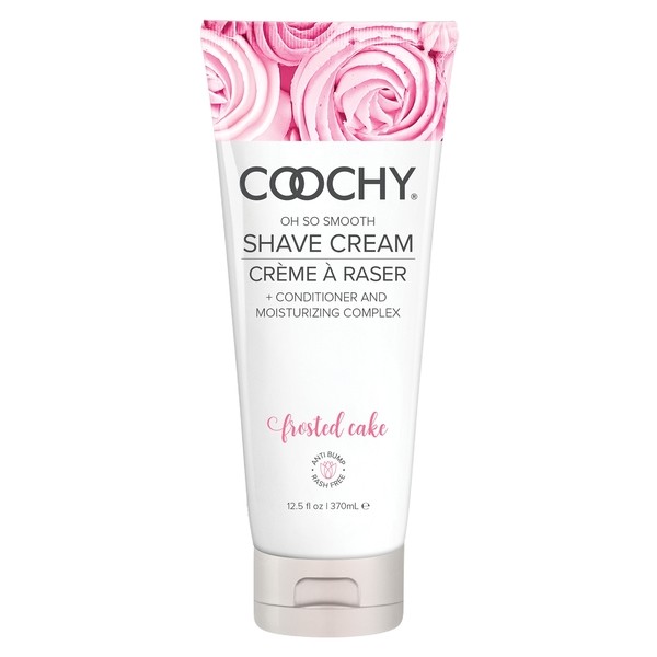 COOCHY RASH-FREE SHAVE CREME & MOISTURIZING, FROSTED CAKE , SMOOTH 12.5 ...