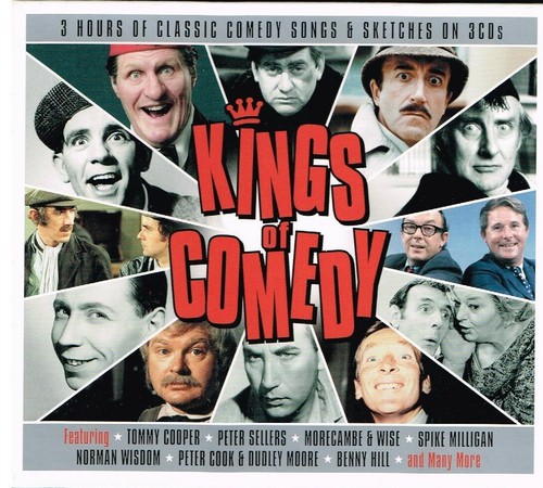 "KINGS OF COMEDY" 3 CD set English-Sellers, Spike, Tommy, Goons, Benny ...