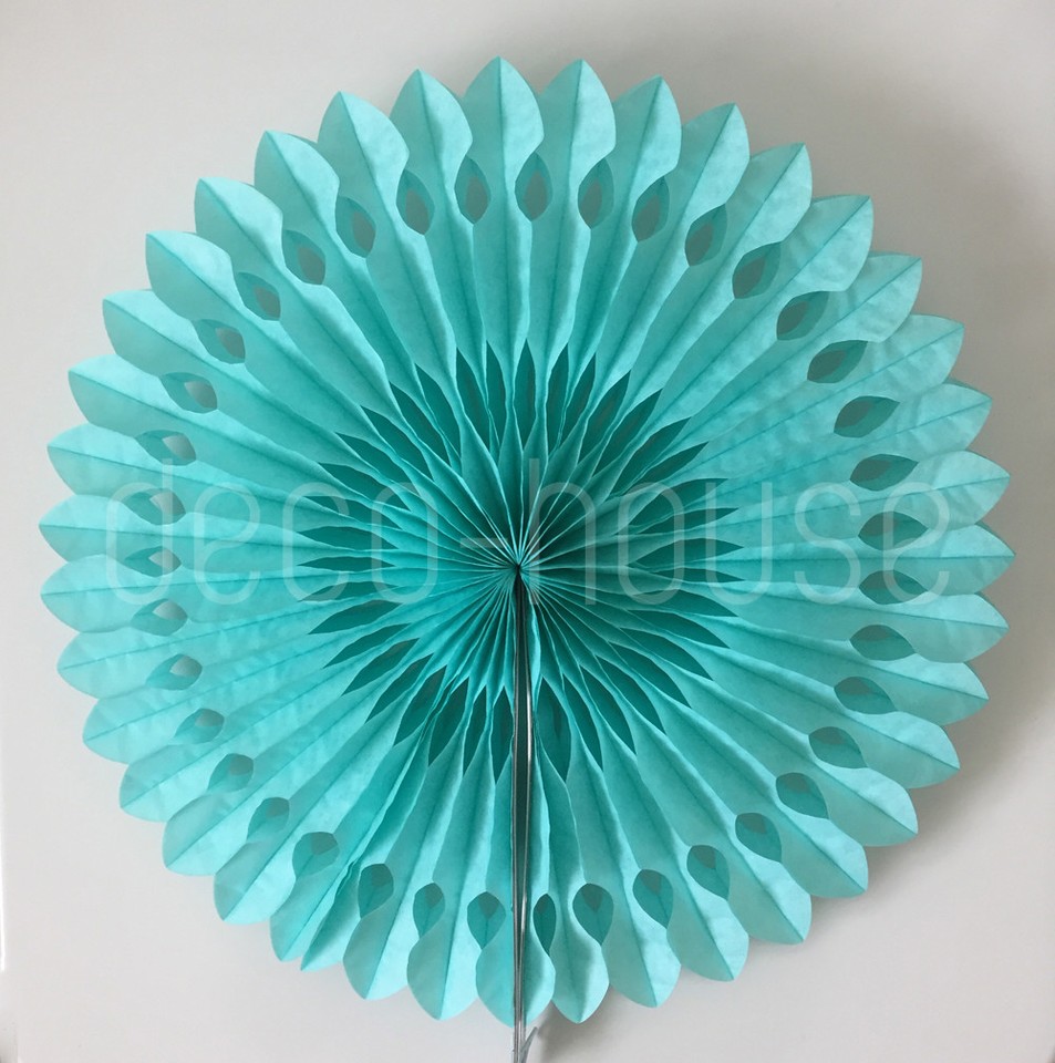 Tissue Paper Flower Hanging Fan Wedding Birthday Garland Party Decor ...