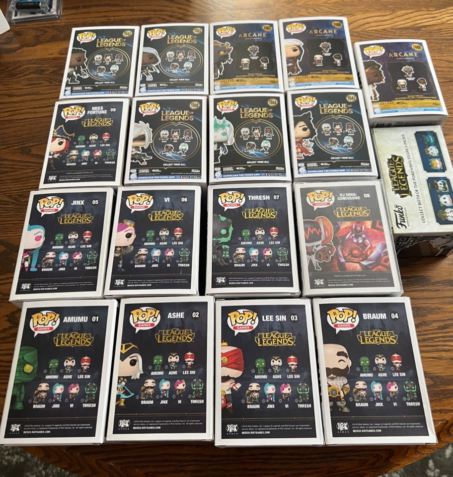 League Of Legends Funko Pop Collection(18 Pops) | eBay