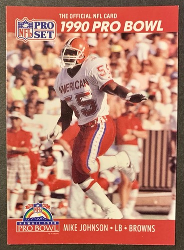 1990 Pro Set Fact Cincinnati - Pro Bowl Mike Johnson #347 | eBay