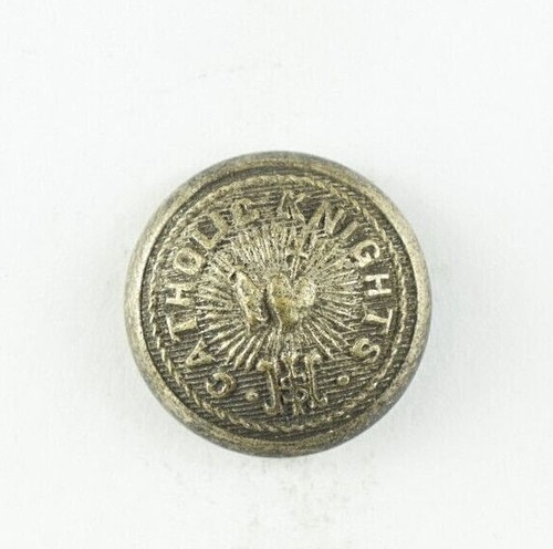 1870s-90s Catholic Knights Sacred Heart Original Uniform Button L2BT | eBay