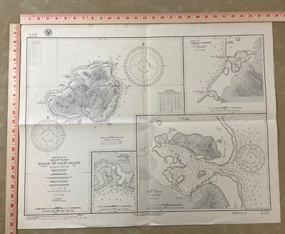 Charts - Wwii Us Navy Nautical Chart