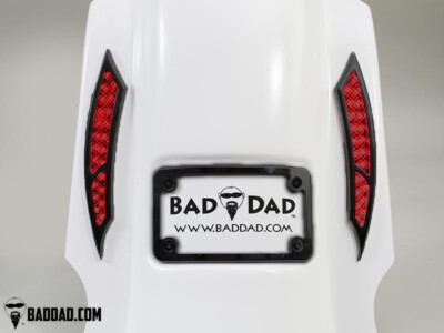 Bad Dad Summit Saddlebag Kit w/ 992 Black Taillights & Black Plate ...