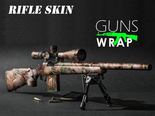 Camouflage Guns Wrap Skins Premium Vinyl Sticker Matte Rifle Pre-Cut ...