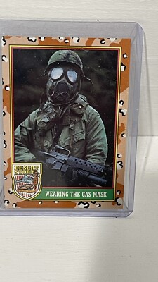 1991 Topps Desert Storm “ Gas Mask” Card | eBay