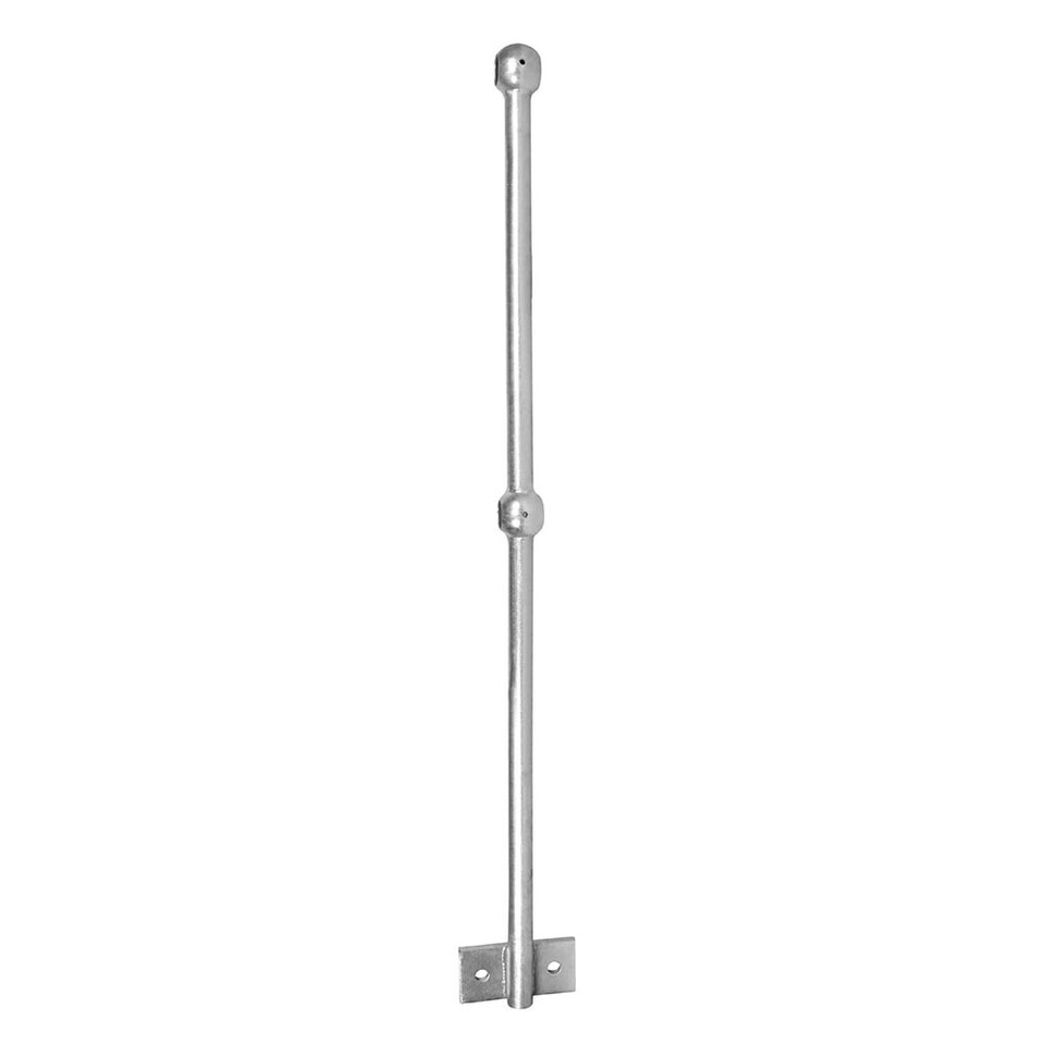 Galvanised Handrail Stanchions Tubular Standards Sticks Ball Posts ...