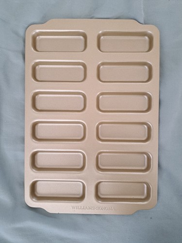 Williams Sonoma Snack Bar Pan Non-stick Granola Cookies 12 Bars ...