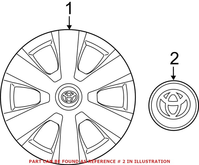 Genuine OEM Wheel Cap for Toyota 4260344070 for sale online | eBay