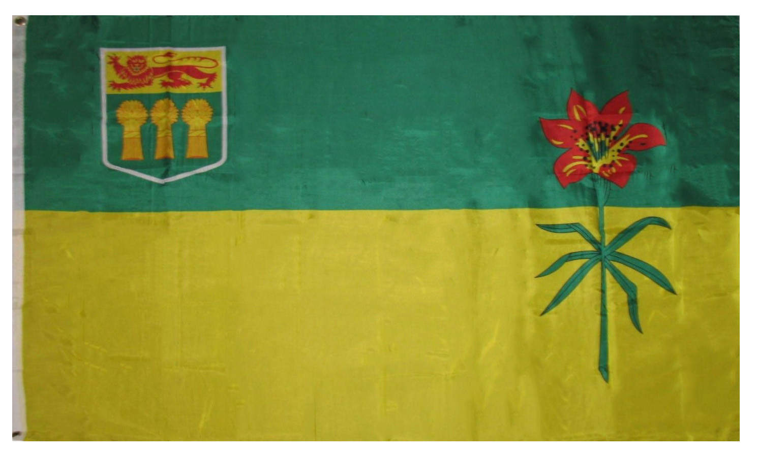 3x5 Saskatchewan Canadian Province Flag 3'x5' Banner Grommets 100D | eBay