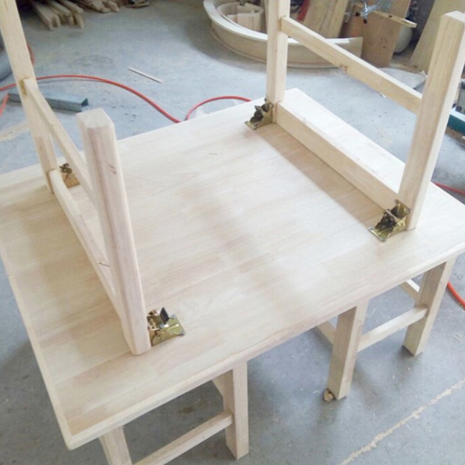 4 Pcs Table Leg Hinge Work Foldable Support Folding Hinges | eBay