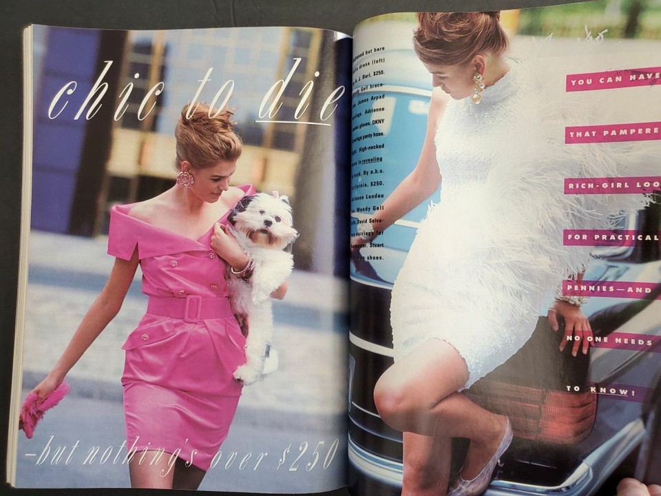 1990 Cosmopolitan Frederique van der Wal Sexy Janette Williams Matthew ...