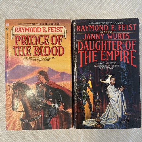 2 Riftwar Saga Books Raymond E. Feist PB Daughter of the Empire, Prince ...