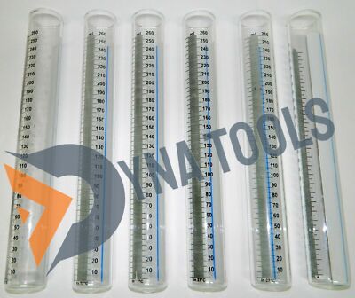260 ml / cc Test Tube Set of 6 for Bosch Test Benches / Lab Use (Bosch ...
