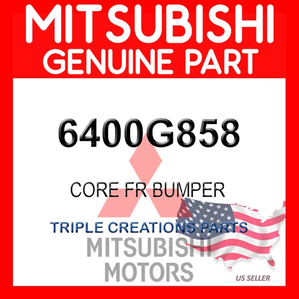 Genuine Mitsubishi 6400G858 Core Fr Bumper OEM | eBay