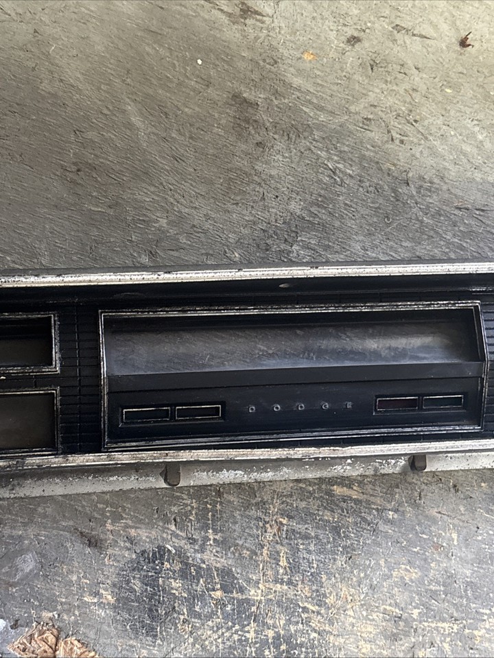 MOPAR 1966-67 DODGE CORONET INSTRUMENT CLUSTER BEZEL GOOD CONDITION ...