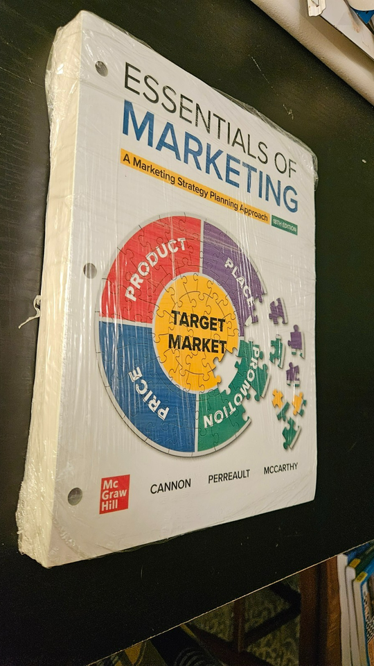 Essentials of Marketing: 18th Ed. Cannon BRAND NEW in Plastic | eBay