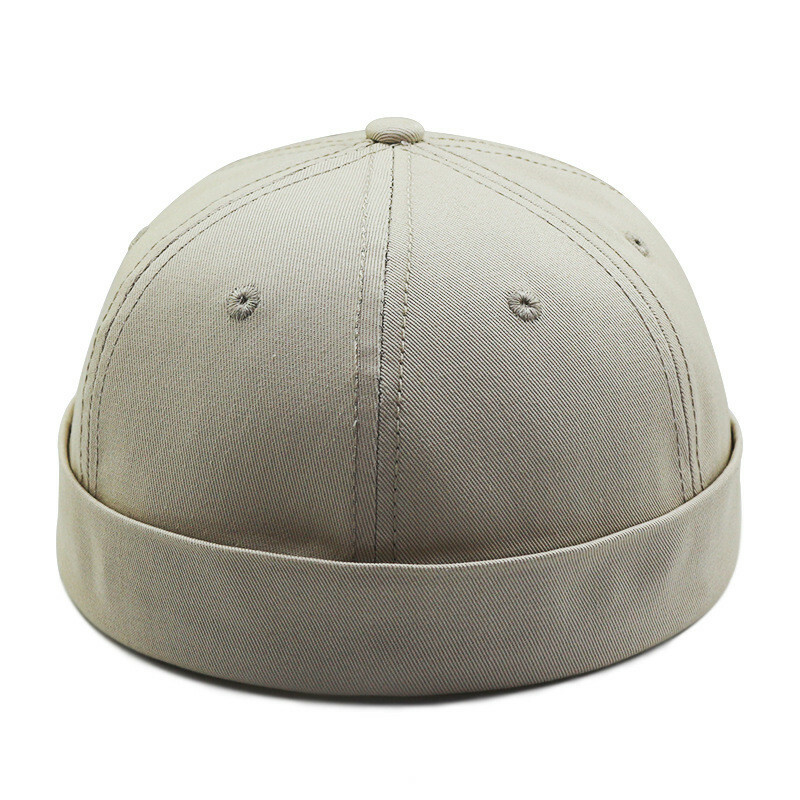 3XL Big Brimless Cap Skullcap Rolled Cuff No Visor Beanie Docker Hat M ...