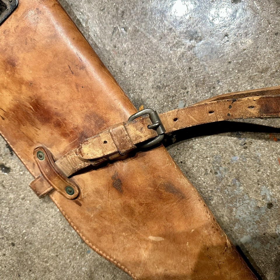 WWII Leather Jeep Carbine Scabbard Boyt 1942 Original | eBay