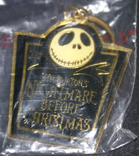 Nightmare Before Christmas Tim Burton Jack Face Disney Vintage 1993 Key ...