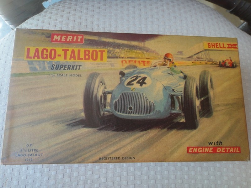 MERIT LAGO-TALBOT BLUE SUPERKIT CAR 4624 1:24 BOXED NOS | eBay