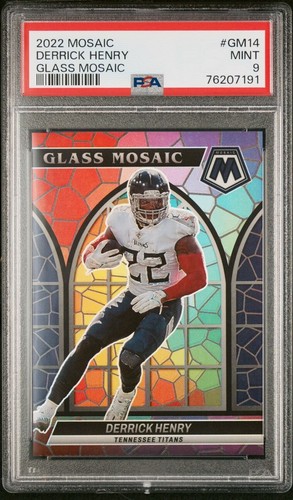 2022 Derrick Henry Glass Mosaic Case Hit SSP Titans GM-14 PSA 9 Mint | eBay