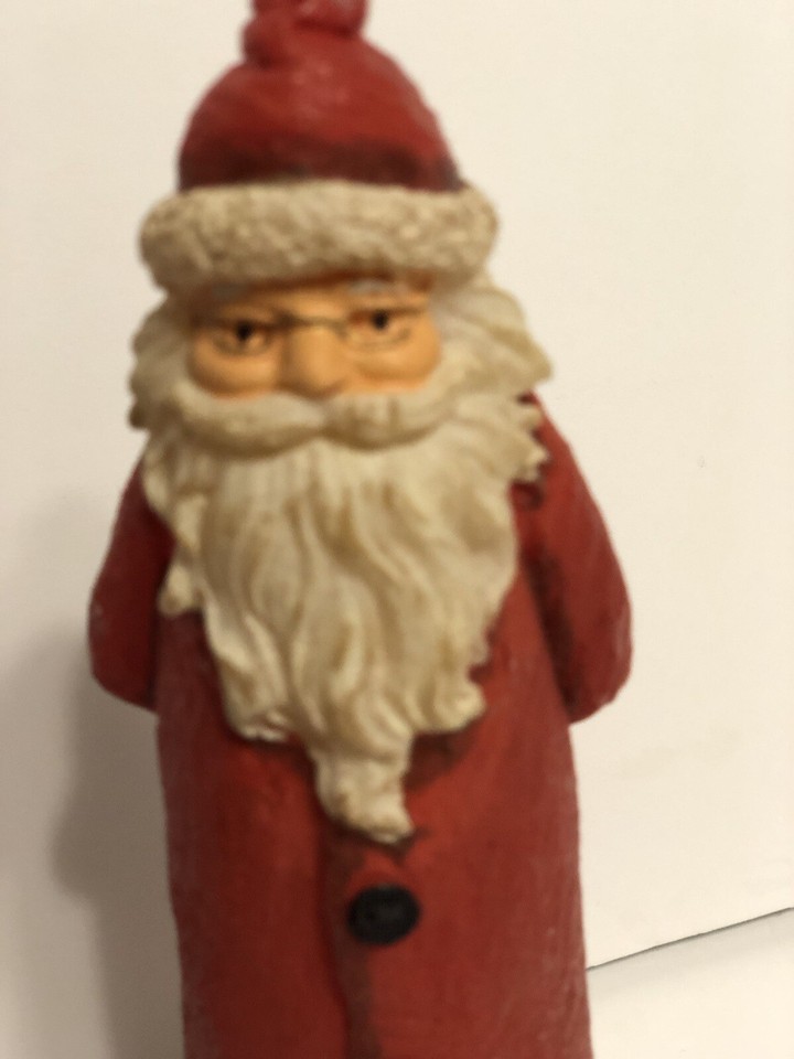 Candle Santa 3D Figurine St Nicholas Old World Santa Claus 9" | eBay