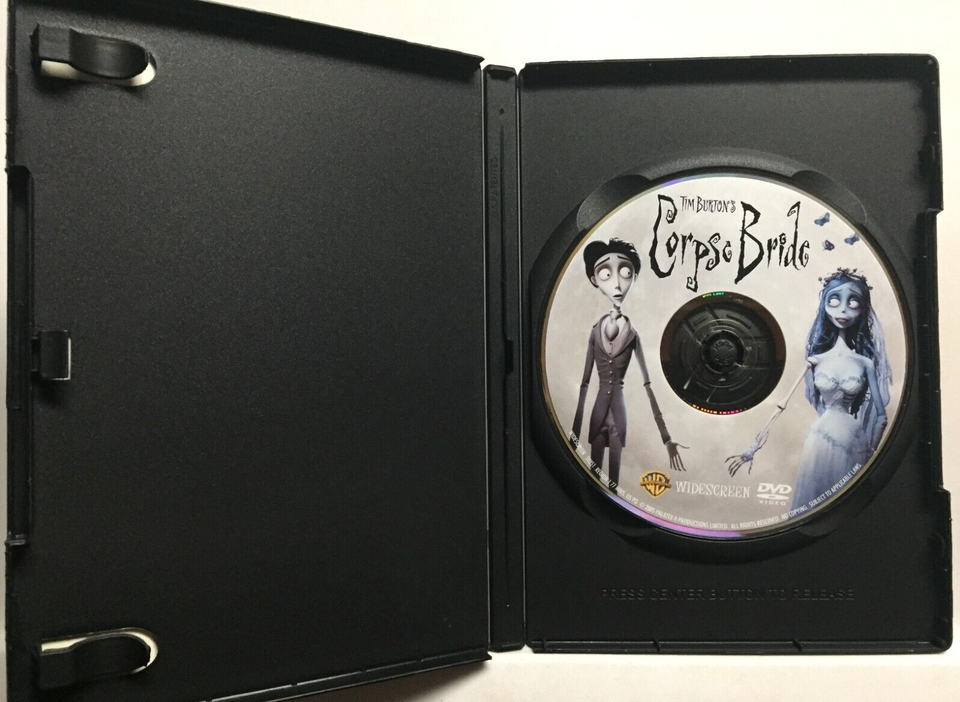 Tim Burton's Corpse Bride (DVD, 2005, Widescreen) Johnny Depp, Not a ...