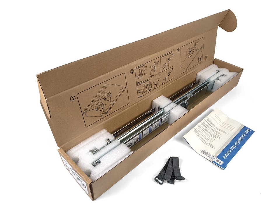 Dell A8 Static Server Rack Rails 1U Rail Kit for PowerEdge (Type A8 ...