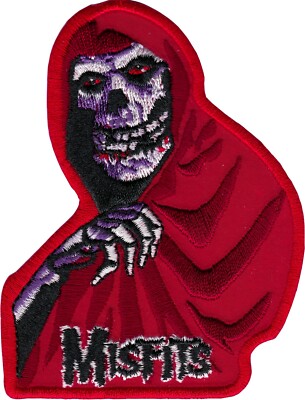 Patch - The Misfits Red Crimson Ghost Skull Music Horror Punk Iron On ...