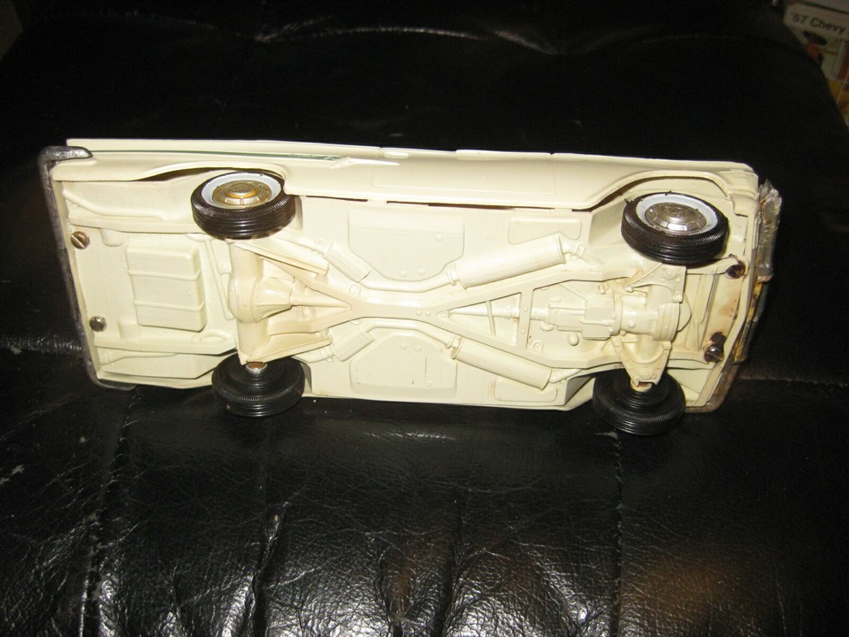 Vintage 1960 Chevrolet Impala Convertible Promo Car in white with blue ...