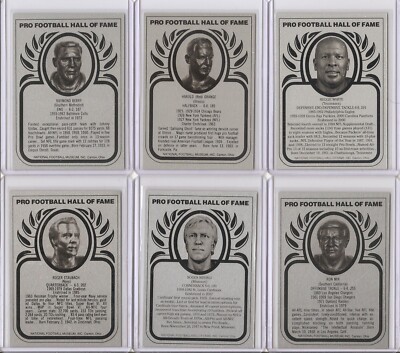 Rare Ron Mix Metallic Pro Football Hall of Fame Card - Series 8 | eBay