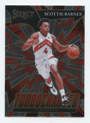 2021-22 Panini NBA Select Scottie Barnes Rookie RC Turbocharged #4 ...