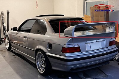 1992-1998 BMW 3 Series E36 M3 SILVER 354 Rear Trunk Spoiler Wing For ...