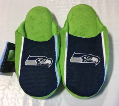 Seattle Seahawks Youth Jersey Mesh SLIDE SLIPPERS New - FREE SHIPPING ...