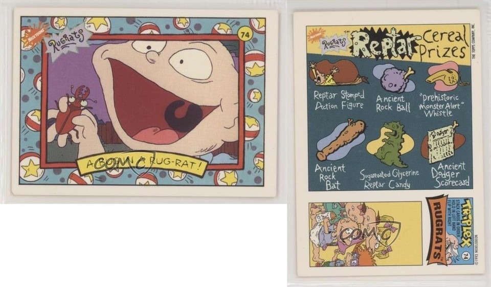 1993 Topps Nicktoons Rugrats A Bug in a Rug-Rat! #74 0b6 | eBay