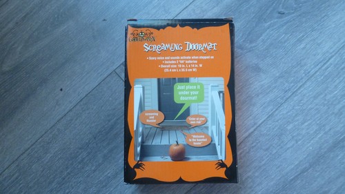 Halloween Screaming Doormat Motion Sensor Activated To Noise Party ...