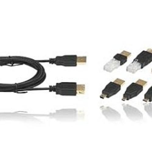 Gigaware - USB Cable 6-in-1 - Gold Plated Adapters - PC/MAC - Accessory ...